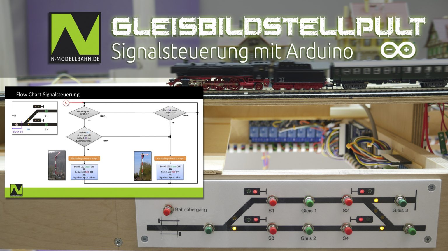 Signalsteuerung mit Arduino - N-Modellbahn